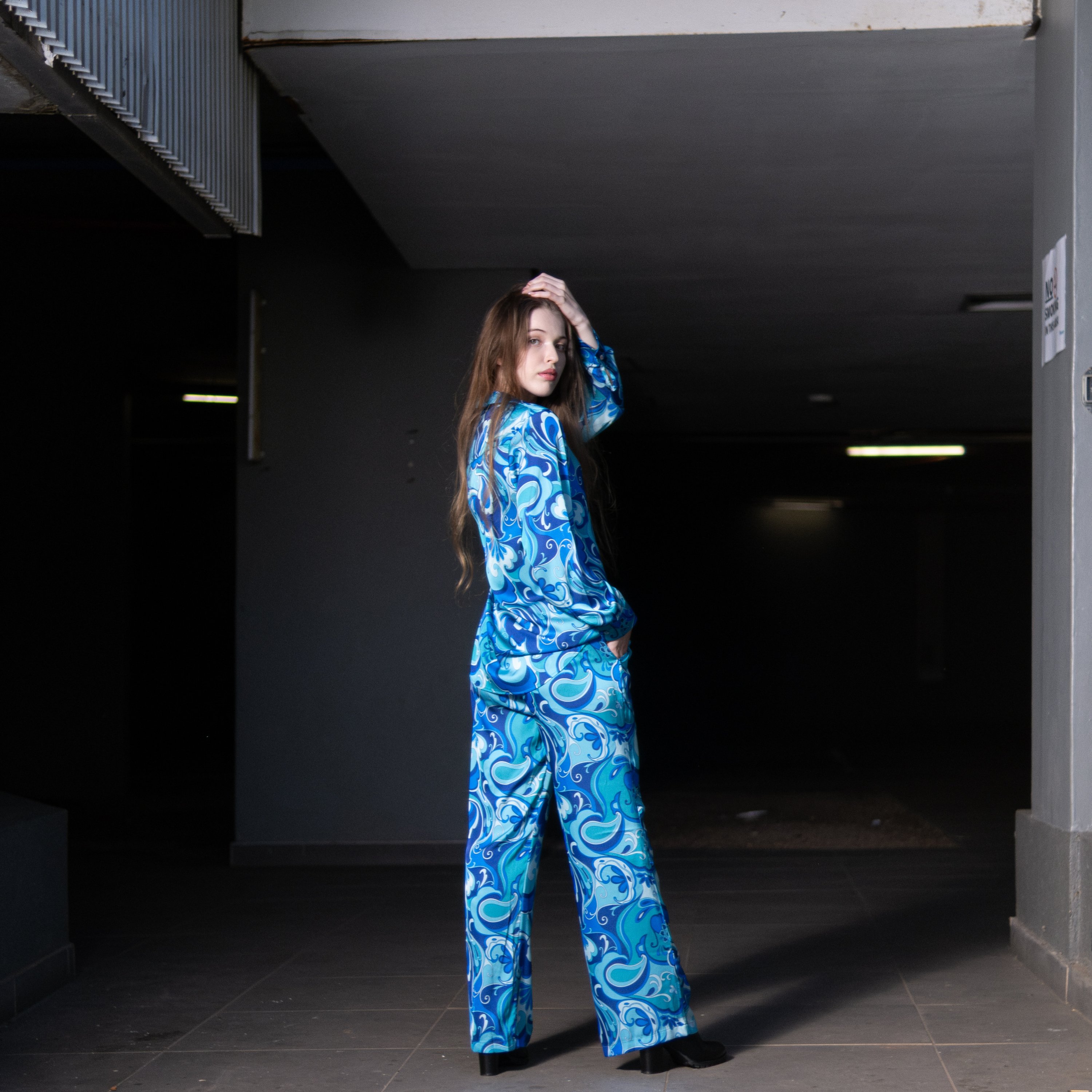 Blue swirls set - Surti77
